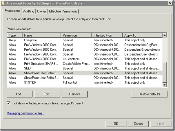 Rational Guide to implementing SharePoint Server 2010 User Profile Synchronization